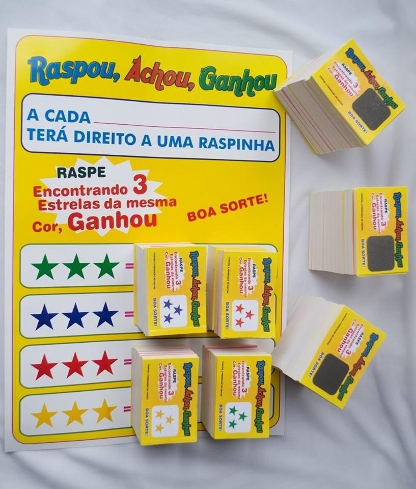 RASPADINHAS PROMOCIONAIS